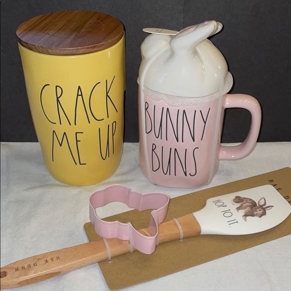 Rae Dunn | Dining | Raedunn Easter Bunny Bundle Spring Farmhouse | Poshmark